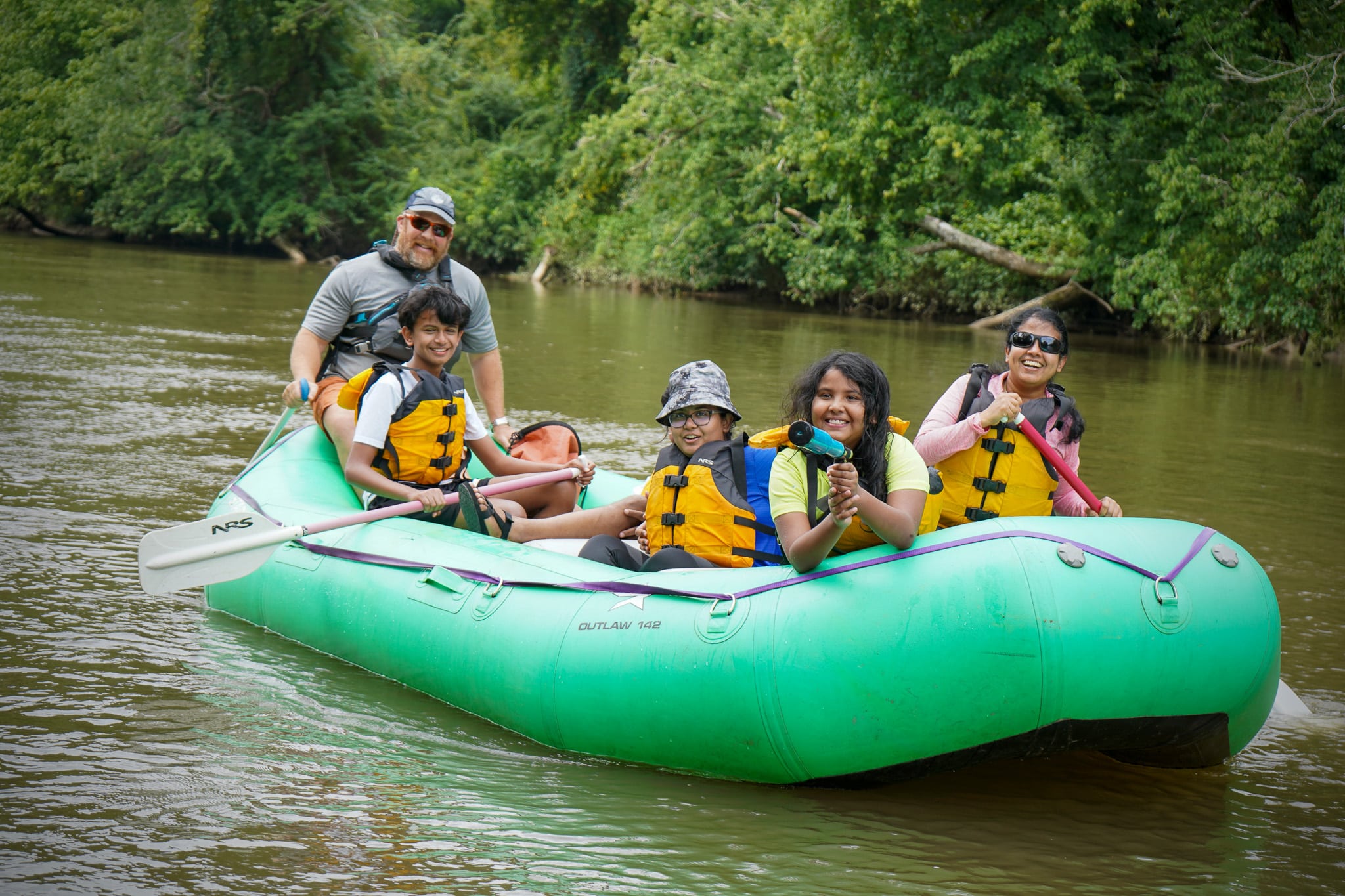 French Broad Section 9 Whitewater Rafting - Asheville Adventure Co